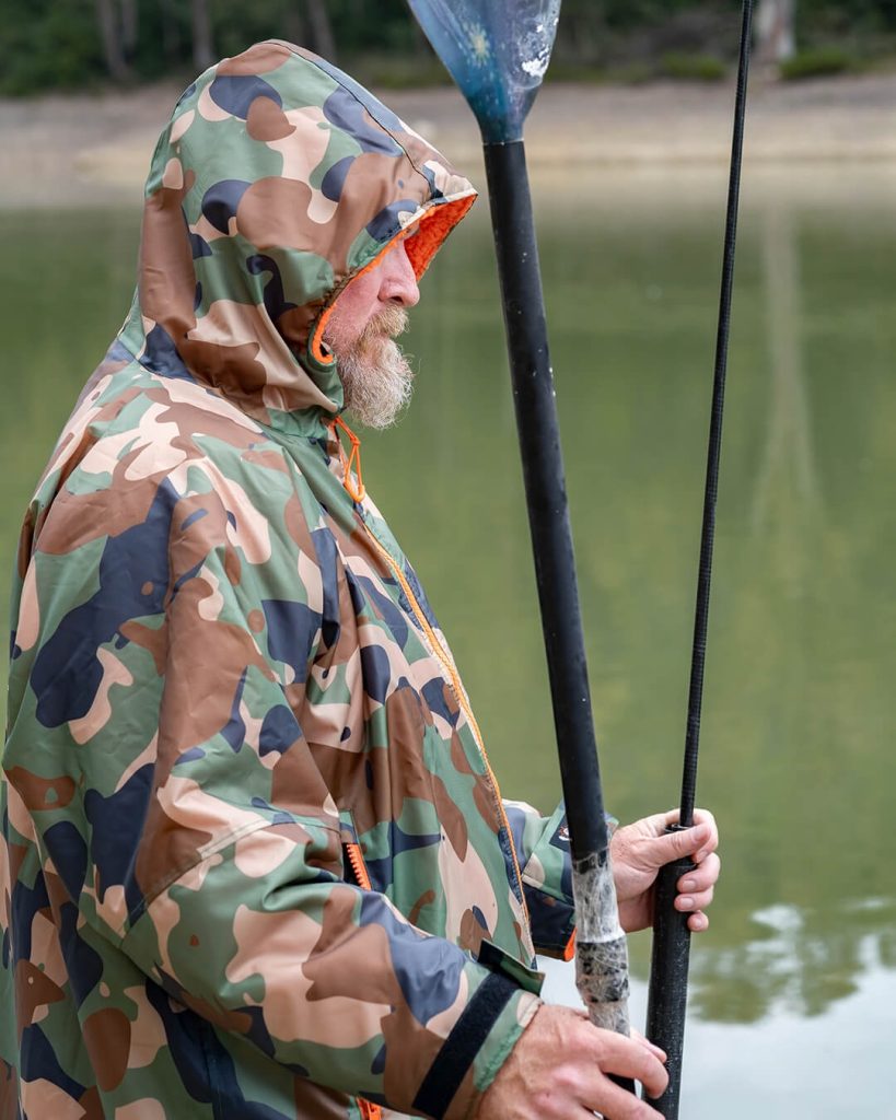 DRYBONES Kizzy Camo Collection Changing Robe/Waterproof Coat